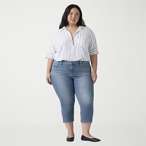 Click here for Levis Trendy Plus Size 311 Shaping Skinny Capri Je... prices