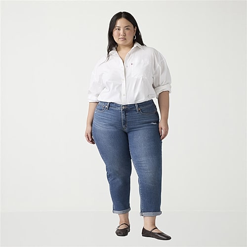 Click here for Levis Womens Plus Boyfriend Jean  20w  Red prices