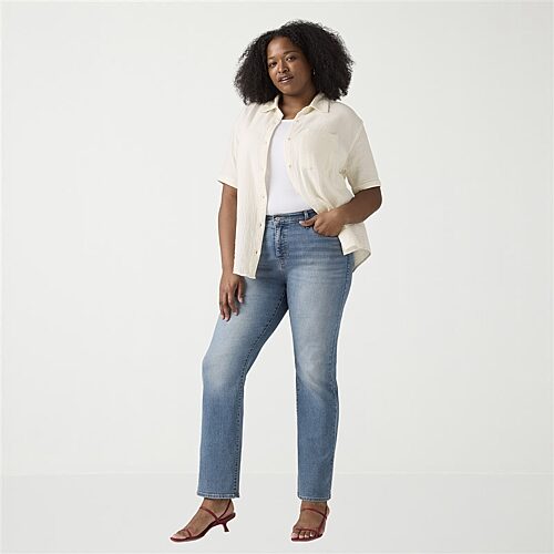 Click here for Levis Womens Plus Mid Rise 314 Straight Leg Jean... prices