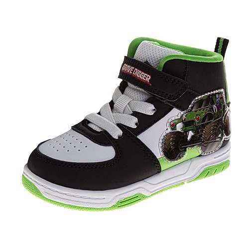 Click here for Monster Jam Boys High-Top Sneakers - Black green prices
