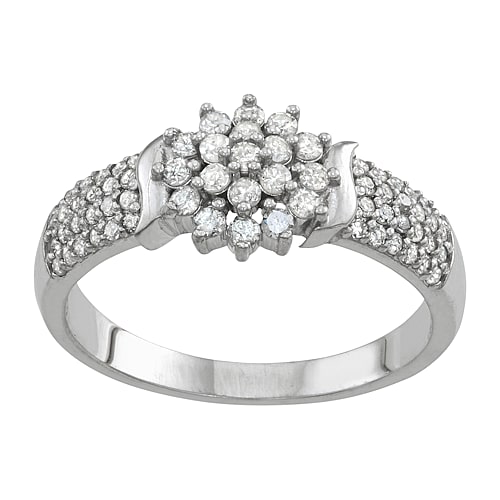 Click here for Womens 1/2 CT. T.W. Natural White Diamond Sterling... prices