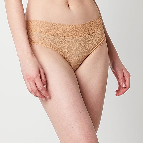 Click here for Ambrielle Everyday Lace Hipster Panty  X-large  Be... prices