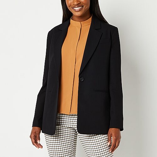 Click here for Worthington Womens Regular Fit Blazer  Small  Blac... prices