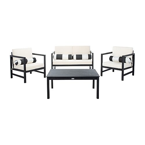 Click here for Safavieh Montez 4-Piece Outdoor Set with Accent Pi... prices