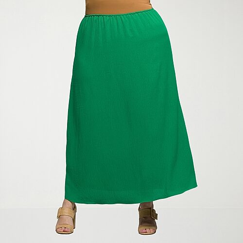 Click here for 24seven Comfort Apparel Plus Size Elastic Waist A-... prices