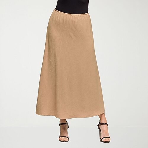 Click here for 24seven Comfort Apparel Womens Elastic Waist A Lin... prices