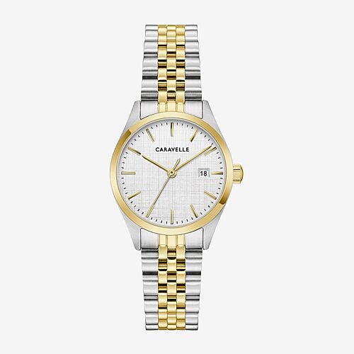 Click here for Caravelle Womens Classic Two-Tone Stainless Steel... prices
