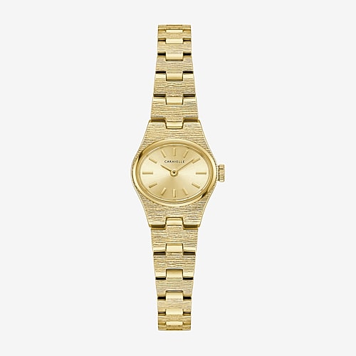 Click here for Caravelle Womens Vintage Gold-Tone Stainless Steel... prices