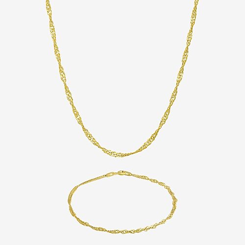 Click here for Made in Italy Womens 10K Gold 2-pc. Jewelry Set  O... prices