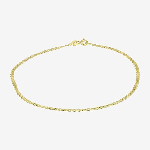 Click here for Made in Italy Womens 10K Gold 10 Inch Hollow Ankle... prices