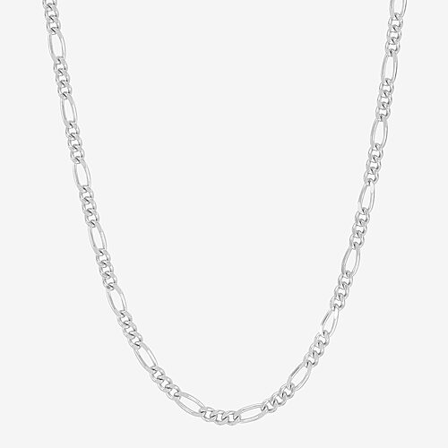 Click here for Made in Italy Mens Sterling Silver 18 Inch Figaro... prices