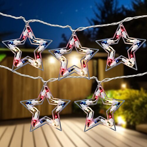 Click here for Northlight 5.25ft Stars Patio String Lights  One S... prices