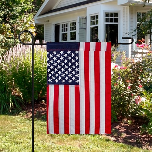 Click here for Northlight 18 Embroidered Outdoor Usa Garden Flag... prices