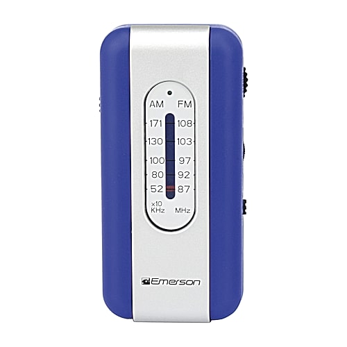 Emerson er-7002 portable am/FM Radio  One Size  Blue