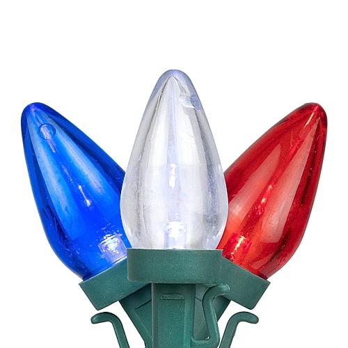Click here for Northlight 16ft Led C7 - Red White And Blue String... prices