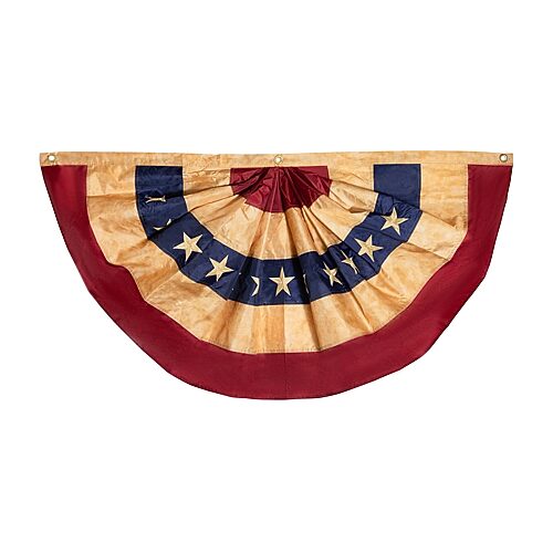 Click here for Northlight 48 Tea-Stained Pleated Usa Flags  One S... prices