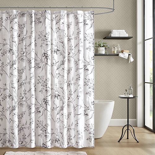 Click here for Laura Ashley Branch Toile Vintage Floral Shower Cu... prices