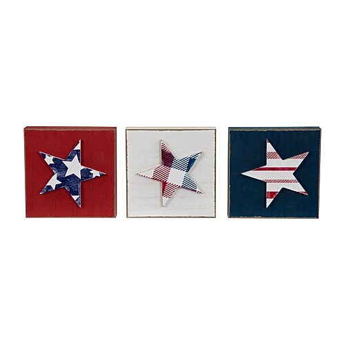 Click here for Northlight 4.25 Stars And Stripes Wooden - Red Whi... prices