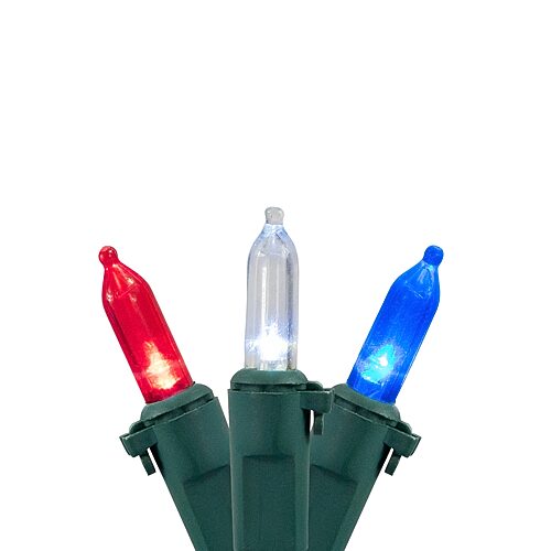Click here for Northlight 32.75ft Led Mini- Red White And Blue St... prices