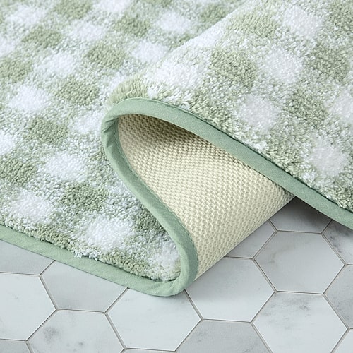 Click here for Martha Stewart Ginham Bath Rug  One Size  Green prices