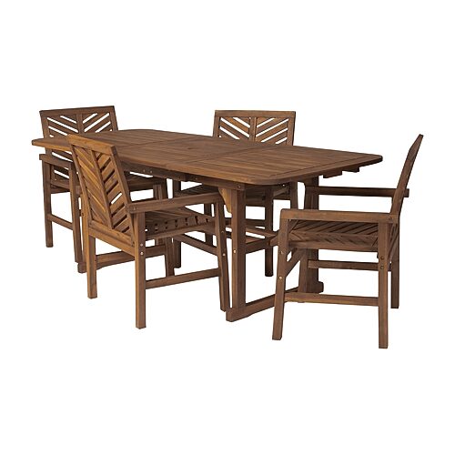 Click here for Vincent Collection 5-Piece Patio Dining Set  One S... prices