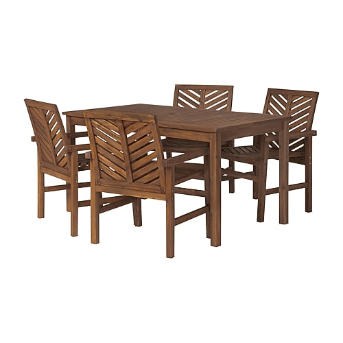 Click here for Vincent Collection 5-Piece Patio Dining Set  One S... prices