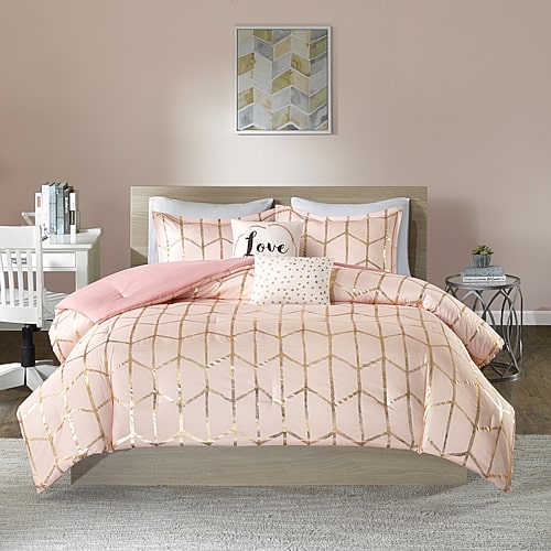 Click here for Intelligent Design Raina Metallic 5-Pc. Comforter... prices