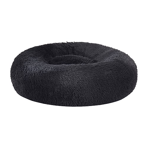 Click here for Sweet Home Collection 20in Black Round Calming Fau... prices