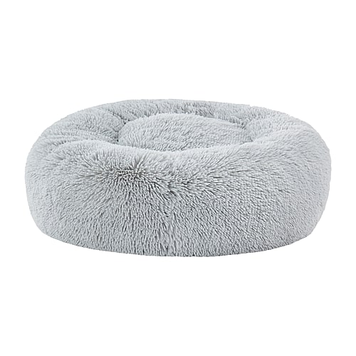 Click here for Sweet Home Collection 20in Black Round Calming Fau... prices