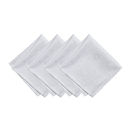 Threadmade Caiden Elegance Damask Napkins - Set of 4