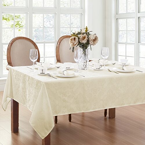 Click here for Elrene Caiden Elegance Damask Tablecloth - 60 x 14... prices