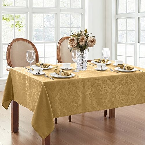 Click here for Elrene Caiden Elegance Damask Tablecloth - 52 x 70... prices