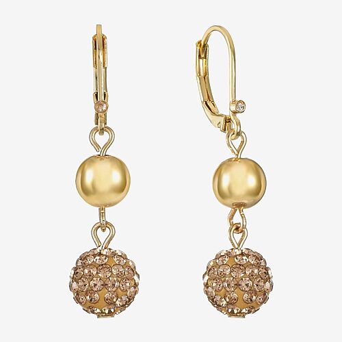 Click here for Monet Jewelry Double Beaded Womens Brown Glass Sur... prices
