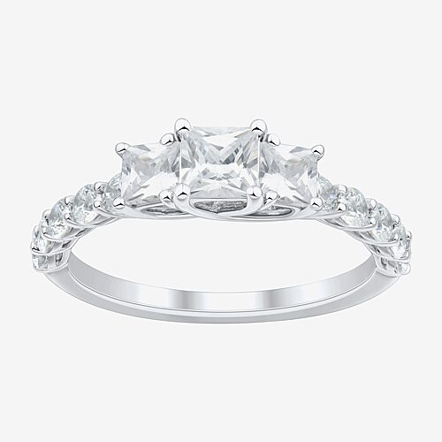 Click here for Love Lives Forever Womens 1 1/2 CT. T.W. White Dia... prices