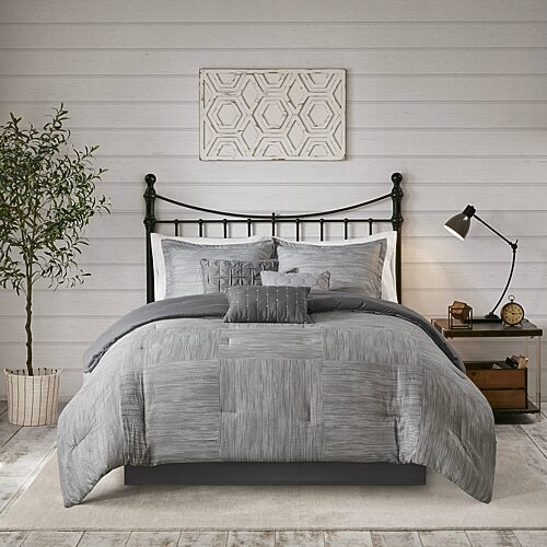 Click here for Madison Park Walter Seersucker 7-Pc. Comforter Set... prices