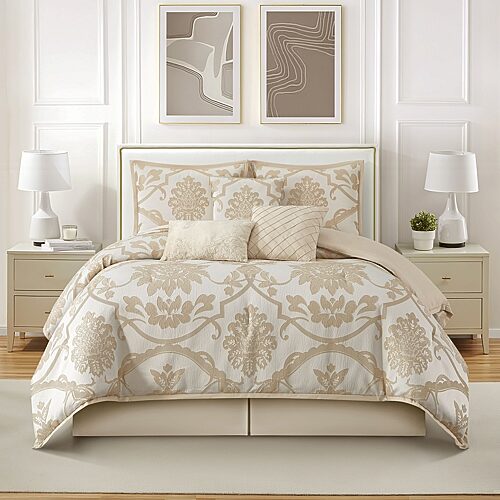Click here for Stratford Park Melinda Floral 7-pc. Easy Care Comf... prices