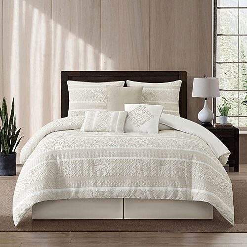 Click here for Stratford Park Imani Patchwork 7-pc. Easy Care Com... prices
