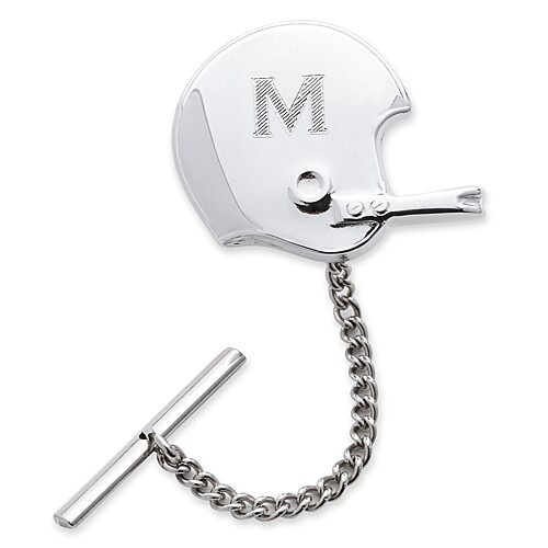 Click here for Football Helmet Rhodium-Plated Tie Tack  One Size... prices