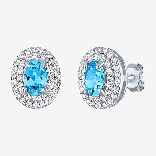 Click here for Gemstone & Lab-Created White Sapphire Sterling Sil... prices