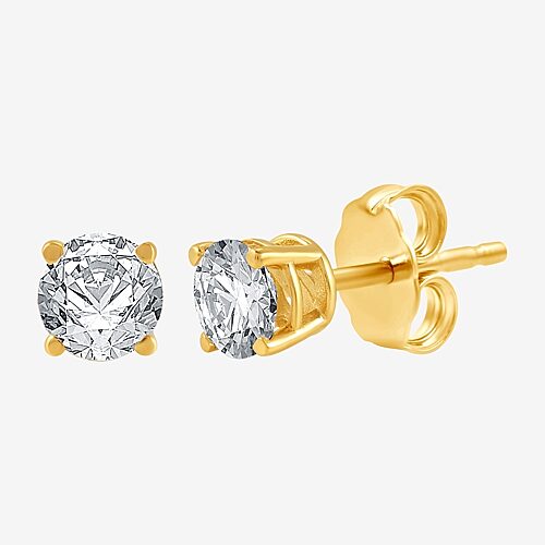 Click here for 7/8 CT. T.W. Natural White Diamond 10K Gold Round... prices