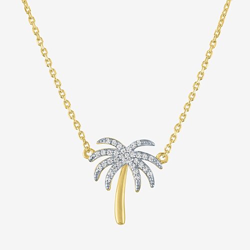 Click here for Palm Tree (G-H / I1-I2) Womens 1/10 CT. T.W. Lab G... prices
