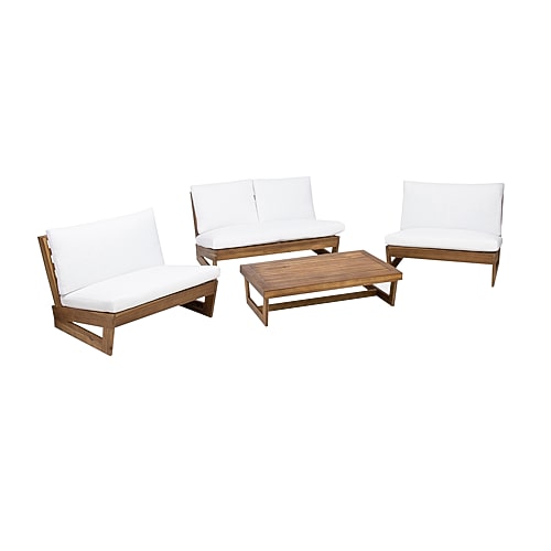 Click here for Sherwood 4-pc. Conversation Set  One Size  White prices