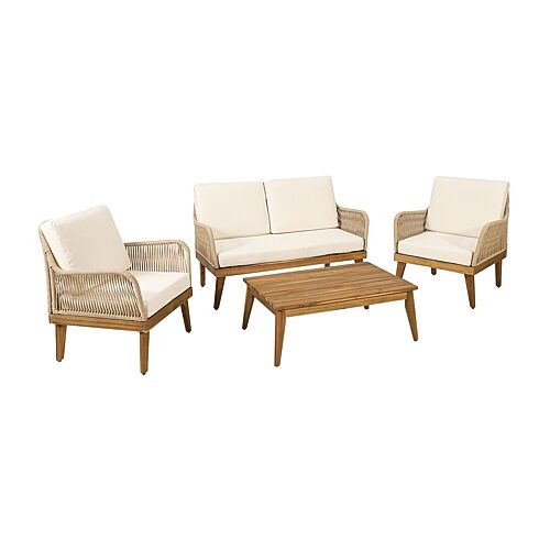 Click here for Annisa 4-pc. Conversation Set  One Size  Beige prices