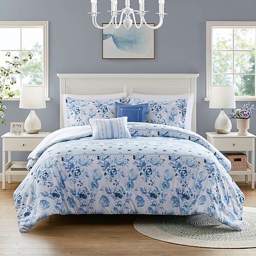 Click here for Intelligent Design Christa Floral Striped 4-Pc. Co... prices