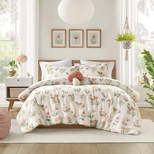 Click here for Intelligent Design Gwen Mushroom Garden Comforter... prices