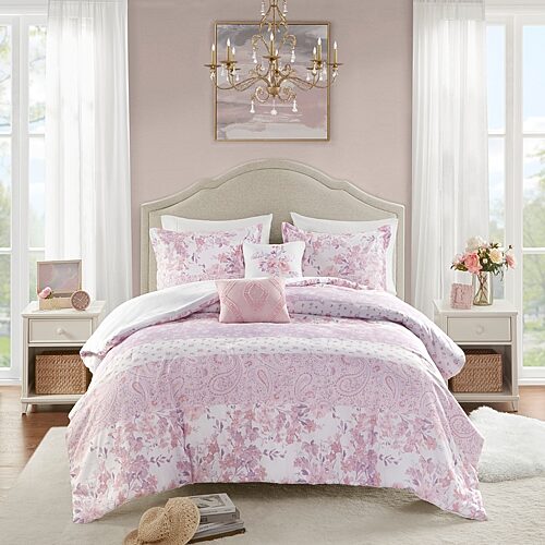 Click here for Intelligent Design Oliena Floral Paisley 5-Pc. Com... prices