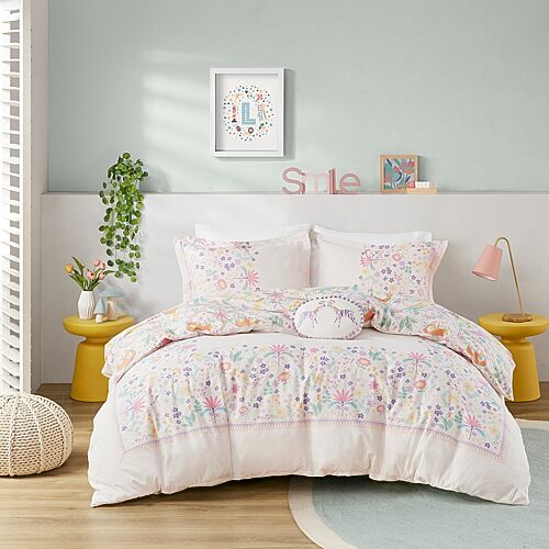 Click here for Intelligent Design Lulu Floral Reversible 3-Pc. Du... prices