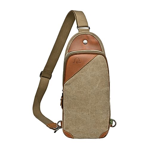 Click here for Tsd Brand Canna Canvas Sling Bag - Olive prices