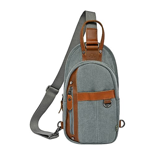 Click here for Tsd Brand Agave Canvas Sling Bag - Teal prices