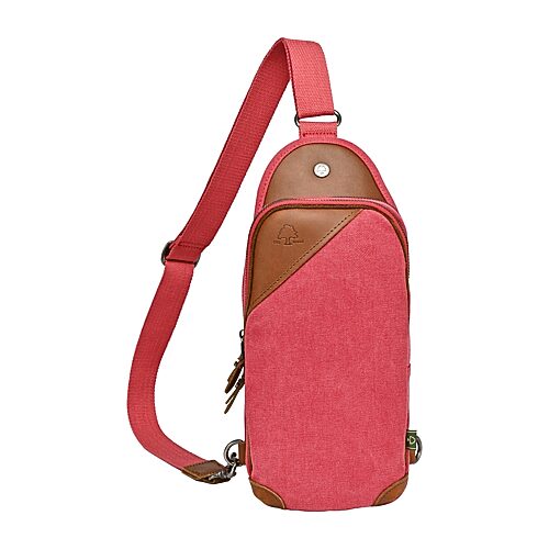 Click here for Tsd Brand Canna Canvas Sling Bag - Red prices